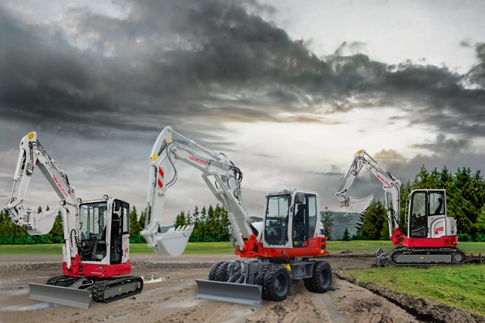 Zwei hochflexible neue Minibagger und ein Mobilbagger erweitern die ...
